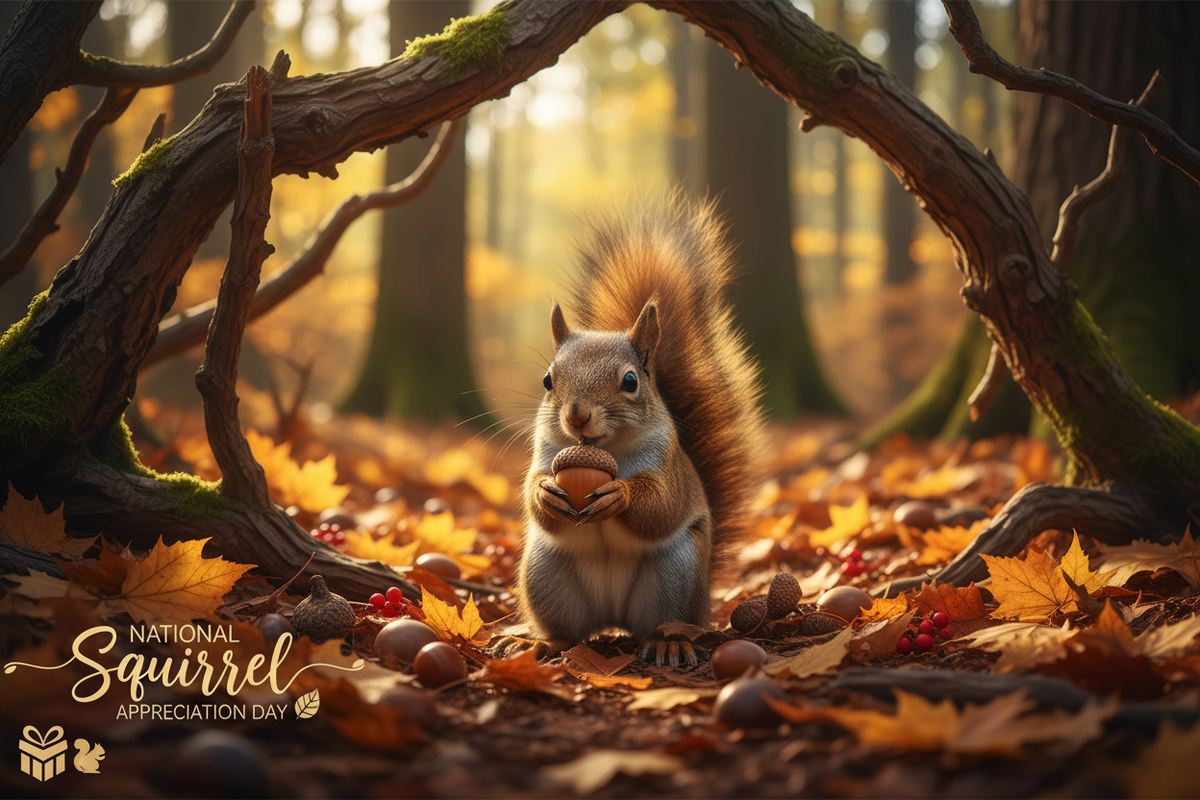 National Squirrel Appreciation Day 2026 | Funny Feeders & Activities ...